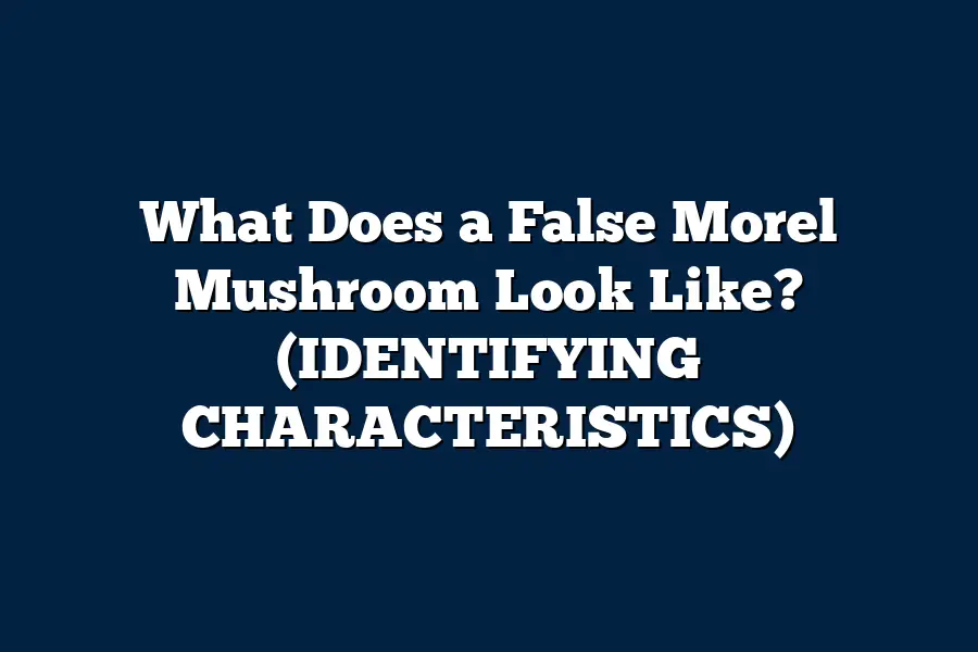 What Does a False Morel Mushroom Look Like? (IDENTIFYING ...